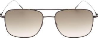 HUGO BOSS Unifarben-Sonnenbrille (Braun)