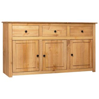 vidaXL Vidaxl - Credenza 135x40x80 Cm In Legno Massello Di Pino Panama Range