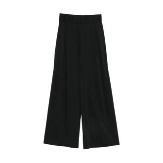 Semicouture Femme, Pantalons, Noir, Taille: 38 FR Wide Pantalons