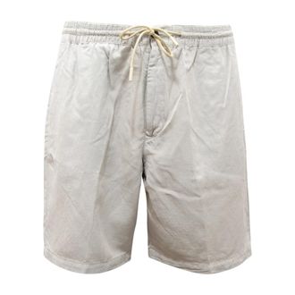 PT01 Leinen-Bermuda-Shorts im Torino-Stil - - Shorts - Herren - Grau - XL
