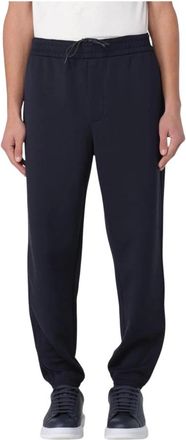 Emporio Armani Homme, Pantalons, Bleu, Taille: 2XL Pantalon de Jogging Confortable &agrave; Taille &Eacute;lastique