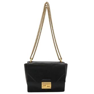 Fendi Pre-owned Pochette Sac Bandouli&egrave;re Vintage - Femme - Pre-owned - Noir - Taille: ONE Size