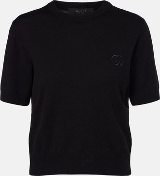 Gucci Top Double G en laine