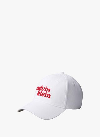 Calvin Klein Casquette &agrave; logo brod&eacute; en coton