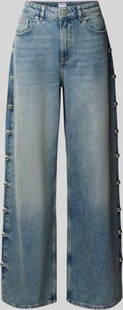 Jake*s Casual Wide Fit Jeans mit Zierkn&ouml;pfen