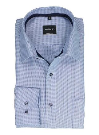 Venti Herren Hemd blau