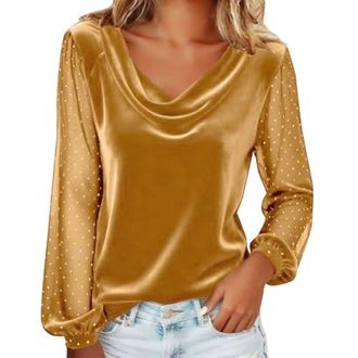 Generic Pull &eacute;l&eacute;gant &agrave; paillettes pour femme, col b&eacute;nitier &agrave; manches longues, chemisiers tricot&eacute;s pour femmes, pulls de f&ecirc;te &agrave; la mode pour femmes, pull brill