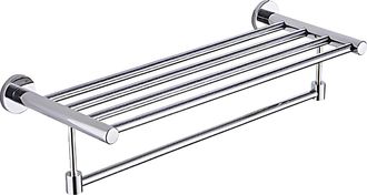 Generic Wandmontage Badaccessoires - Multi - Badetuchhalter Mit Ablage | Universal Handtuchablage, Badetuchstange Aus Edelstahl(50cm/19.7in)