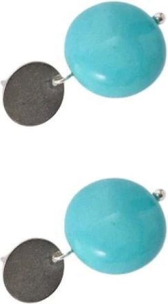 Malababa Femme, Accessoires, Bleu, Taille: ONE Size Oval Earring