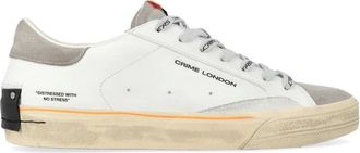 Crime London Homme, Chaussures, Blanc, Taille: 44 EU Distressed 2.0 Baskets