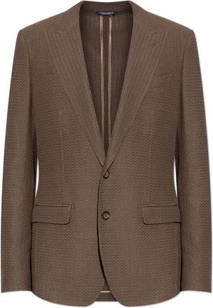 Dolce & Gabbana Homme, Vestes, Brun, Taille: L Blazer &agrave; simple fente