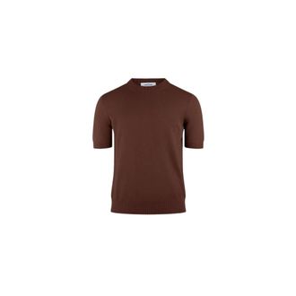 Gran Sasso Homme, Pulls, Brun, Taille: 3XL Maille &agrave; col rond