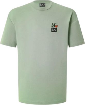 Emporio Armani Kurzarm T-Shirt Gr&uuml;n - - Tops - Herren - Gr&uuml;n - S