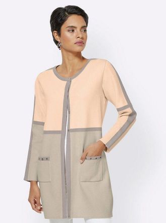 Cr&eacute;ation L Strickjacke Long-Strickjacke Langarm