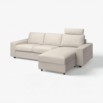 IKEA VIMLE Bezug 3er-Sofa+R&eacute;camiere
