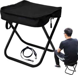 Generico Campingstuhl, Klappstuhl, Campingstuhl, leicht, faltbar, Strandstühle, tragbare Solarabdeckung für Camping, Festival, Garten, Picknick, bequeme Sitze 