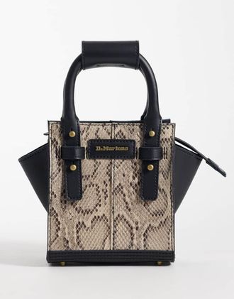 Dr. Martens XS - Tote bag &agrave; imprim&eacute; serpent-multicolore
