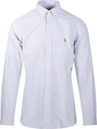 Ralph Lauren Homme, Chemises, Bleu, Taille: XL Chemise DE Sport &Agrave; Manches Longues