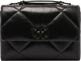 Tory Burch Femme, Sacs, Noir, Taille: ONE Size Kira Diamond Quilt Convertible Shoulder Bag