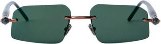 Kuboraum unisex, Accessoires, Vert, Taille: ONE Size P64 Lunettes de soleil