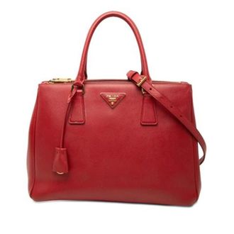 Prada Sac &agrave; main Galleria Pre-owned - Femme - Pre-owned - Rouge - Taille: ONE Size