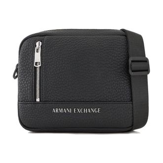 A|X Armani Exchange Metall Logo Kameratasche - - Bags - Herren - Schwarzk - ONE SIZE