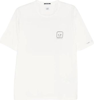 C.P. Company C.p. Company, Homme, Tops, Blanc, Taille: XL T-Chemises