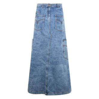 Moschino Damen, R&ouml;cke, Blau, XSGr&ouml;&szlig;e