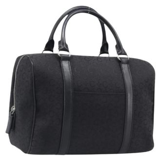 Celine Pre-owned Macadam Canvas Hand Bag - - Pre-owned - Damen - Schwarzk - ONE SIZE