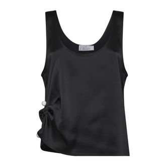 Giuseppe Di Morabito &Auml;rmelloses Oberteil mit Drapierung - - Tops - Damen - Schwarzk - M