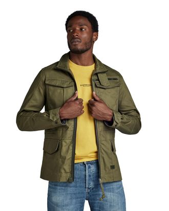 G-Star RAW Herren Rovic Slim Field Jacke, Grün (shadow olive D24282-D389-B230), XL