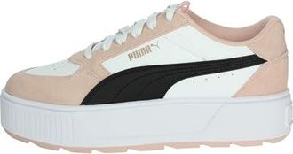 Puma Puma Women Karmen Rebelle Sd Sneakers, Puma White-Puma Black-Rose Quartz, 38 EU