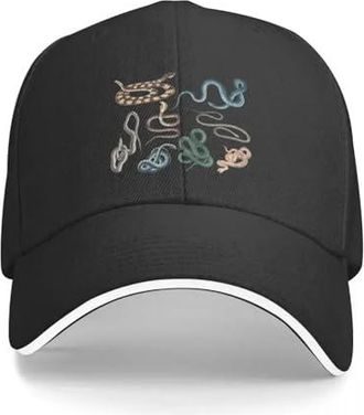 Generic Chaleur dHiver, Groupe de Serpents enroulés Casquette de Baseball Visière Thermique Chapeau dété Trucker Chapeau Golf Wear Hommes Femmes