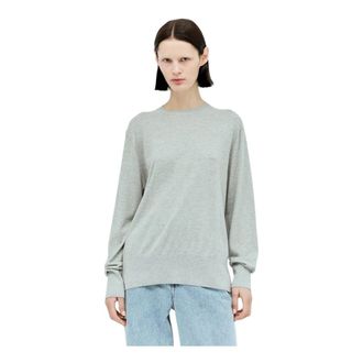 Toteme Seiden-Kaschmir-Strickpullover - - Knitwear - Damen - Grau - 2XS