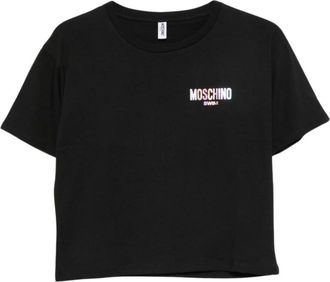 Moschino Femme, Tops, Noir, Taille: 36 FR T-shirt