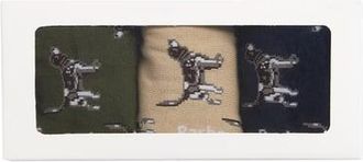 Barbour Lot de 3 chaussettes &agrave; motif