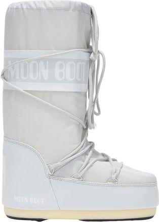 Moon Boot Femme, Chaussures, Blanc, Taille: 39 EU Icon Nylon Bottes