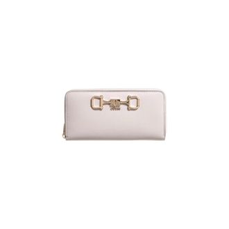 Guess Femme, Accessoires, Rose, Taille: ONE Size Portefeuille &agrave; Fermeture &Eacute;clair et Multiples Poches
