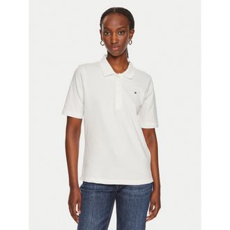 Tommy Hilfiger Poloshirt 1985 WW0WW43224 &Eacute;cru Regular Fit