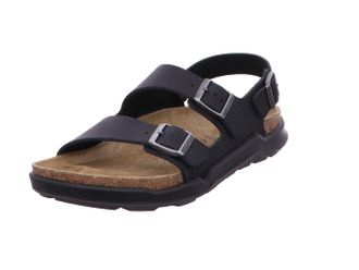 Birkenstock Herren Milano Adventure Men Artic Old Black, Oiled Lea Sandal, Schwarz, 41 EU