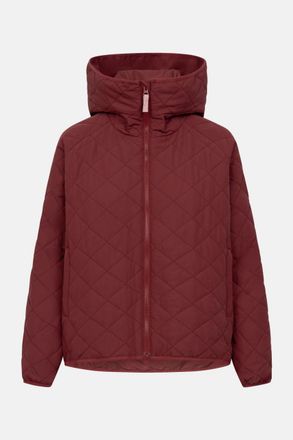 Derbe Derbe &Uuml;bergangsjacke Quiltby Short Damen Rot Bordeaux Ste