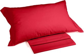 Caleffi Bettw&auml;sche-Set f&uuml;r Doppelbett aus 100% Baumwolle, 240 x 285 cm, Spannbettlaken f&uuml;r Doppelbett, Matratzenschoner 180 x 200 cm, f&uuml;r Matratze mit Einer H