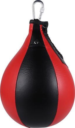 Hemobllo Professioneller H&auml;ngender Boxball Speedbag aus Pu f&uuml;r Stressabbau und Reflextraining Trainingsball f&uuml;r Boxausr&uuml;stung Aufh&auml;ngeset Inklusive Schwarz Rot