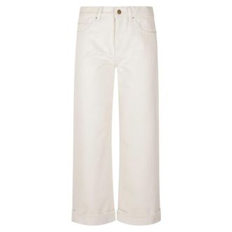 Moncler Cropped Jeans - - Jeans - Damen - Wei&szlig; - S