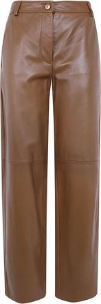 Max Mara Femme, Pantalons, Brun, Taille: 38 FR Straight Pantalons