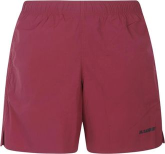 Jil Sander Homme, Maillots de bain, Rouge, Taille: M Short Boxer