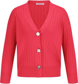 Peter Hahn Cardigan aus 100% SUPIMA-Baumwolle Peter Hahn rot