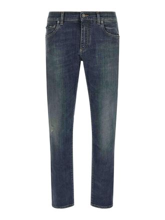 Dolce & Gabbana Jean Droit - Bleu