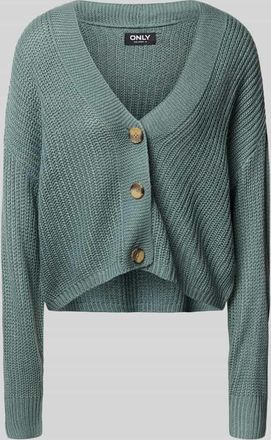 Only Regular Fit Strickjacke mit überschnittenen Schultern MODELL CAROL