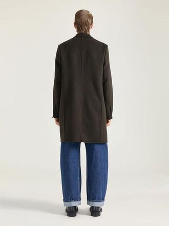 Givenchy Wool-Blend Oversized Coat - Khaki